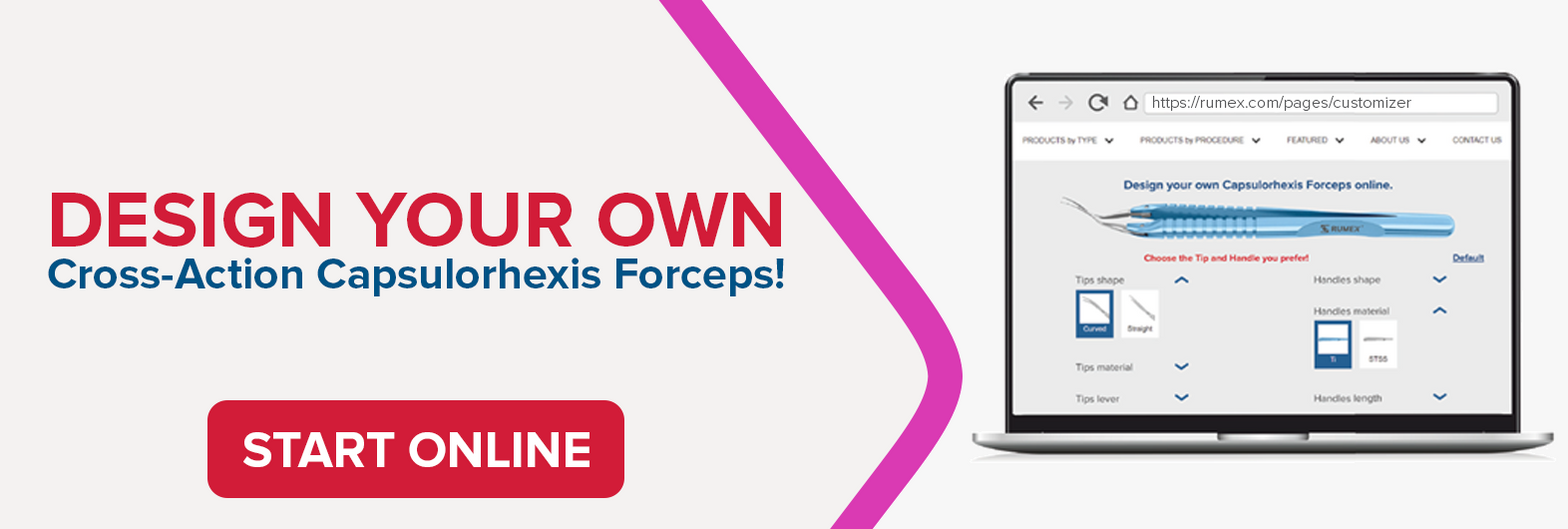 RUMEX titanium and stainless steel instruments for ophthalmic surgery ...