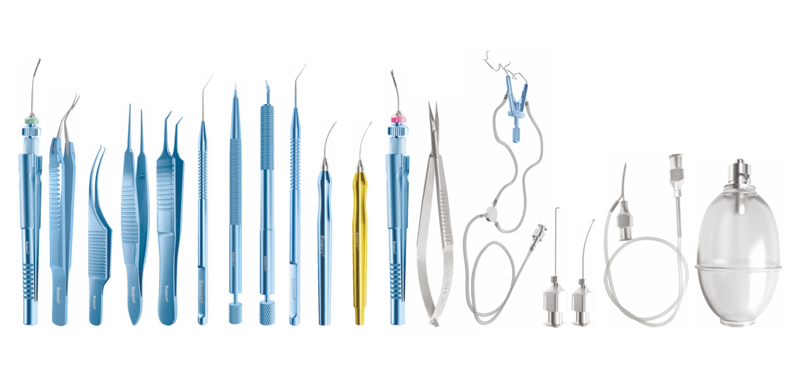 RUMEX titanium and stainless steel instruments for ophthalmic surgery ...