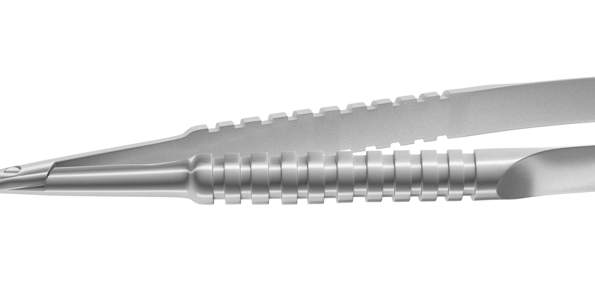 4-20111S ICL Cartridge Loading Forceps, Angled 30° Long Jaws, Round ...