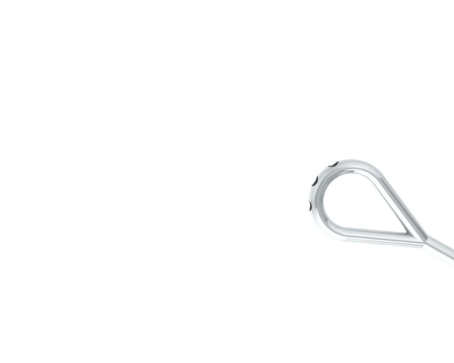 16-072 Wilder Lens Loop, 4.00 mm Width, Length 134 mm, Round Handle ...