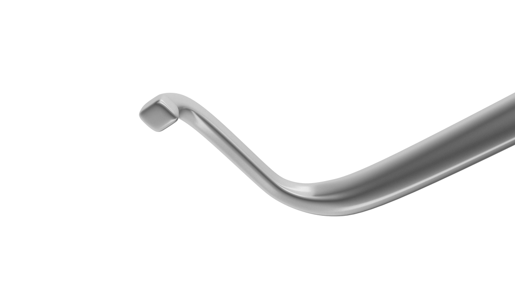 7-127 Chang Chopper, Double-Ended, RHD, Length 125 mm, Round Titanium ...