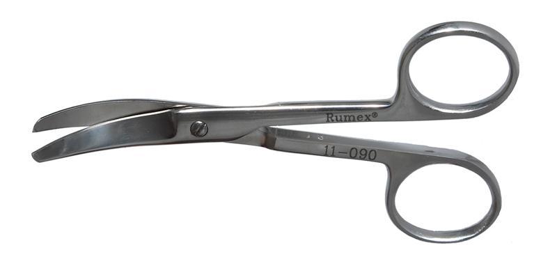 11-090S Curved Enucleation Scissors, Blunt Tips, 38 mm Blades from ...